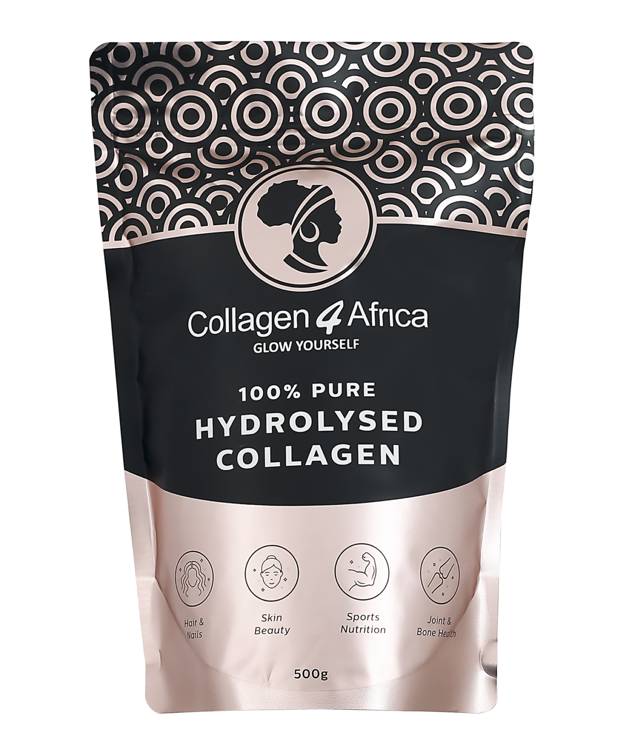 500g Pure Hydrolysed Bovine Collagen powder | Collagen4Africa